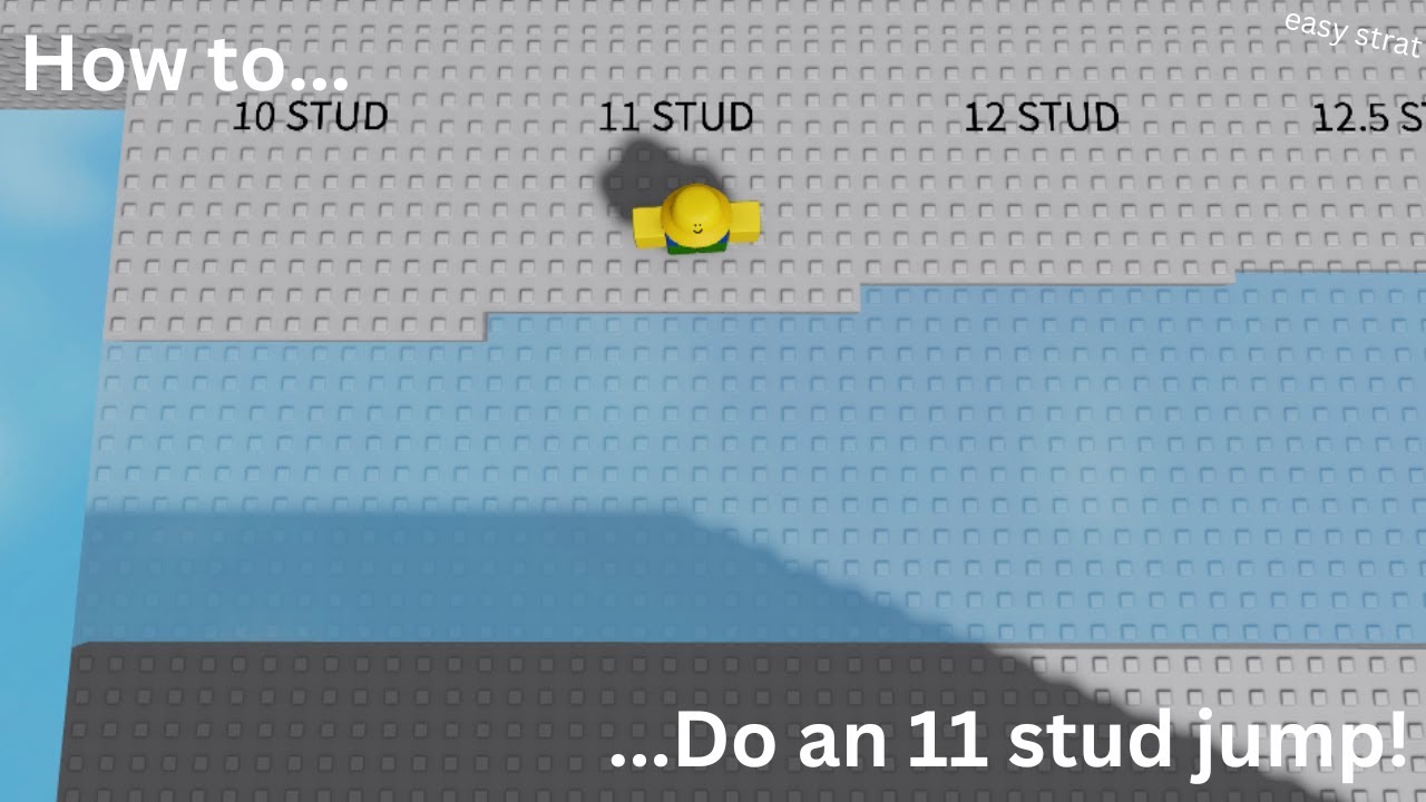 How to do an 11 stud jump! - YouTube