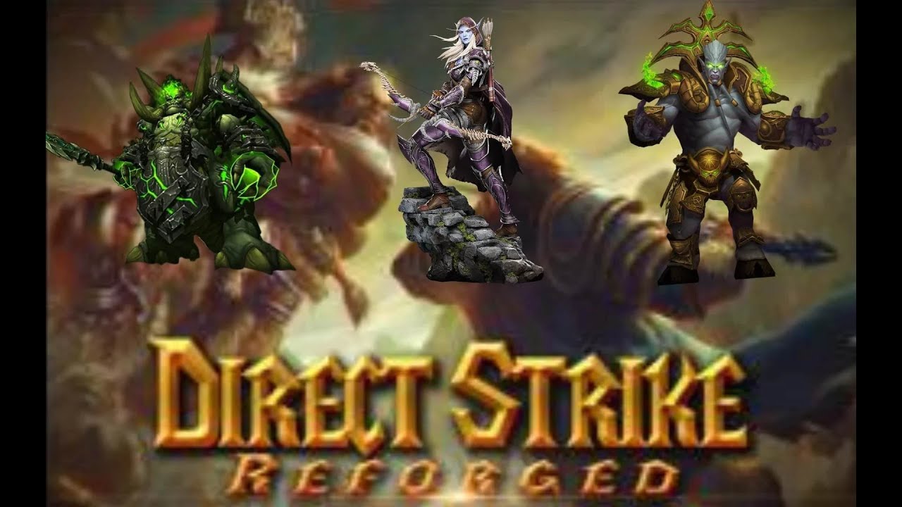 Warcraft 3 | TheRoyalGuard | NEW DIRECT STRIKE! Legion Triple Hero Rush ...