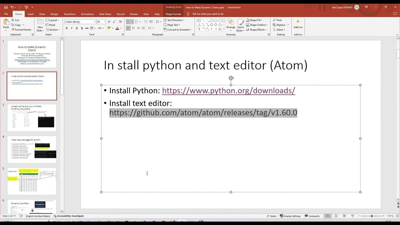1 Install Python and Atom : tiktokchart.com - YouTube