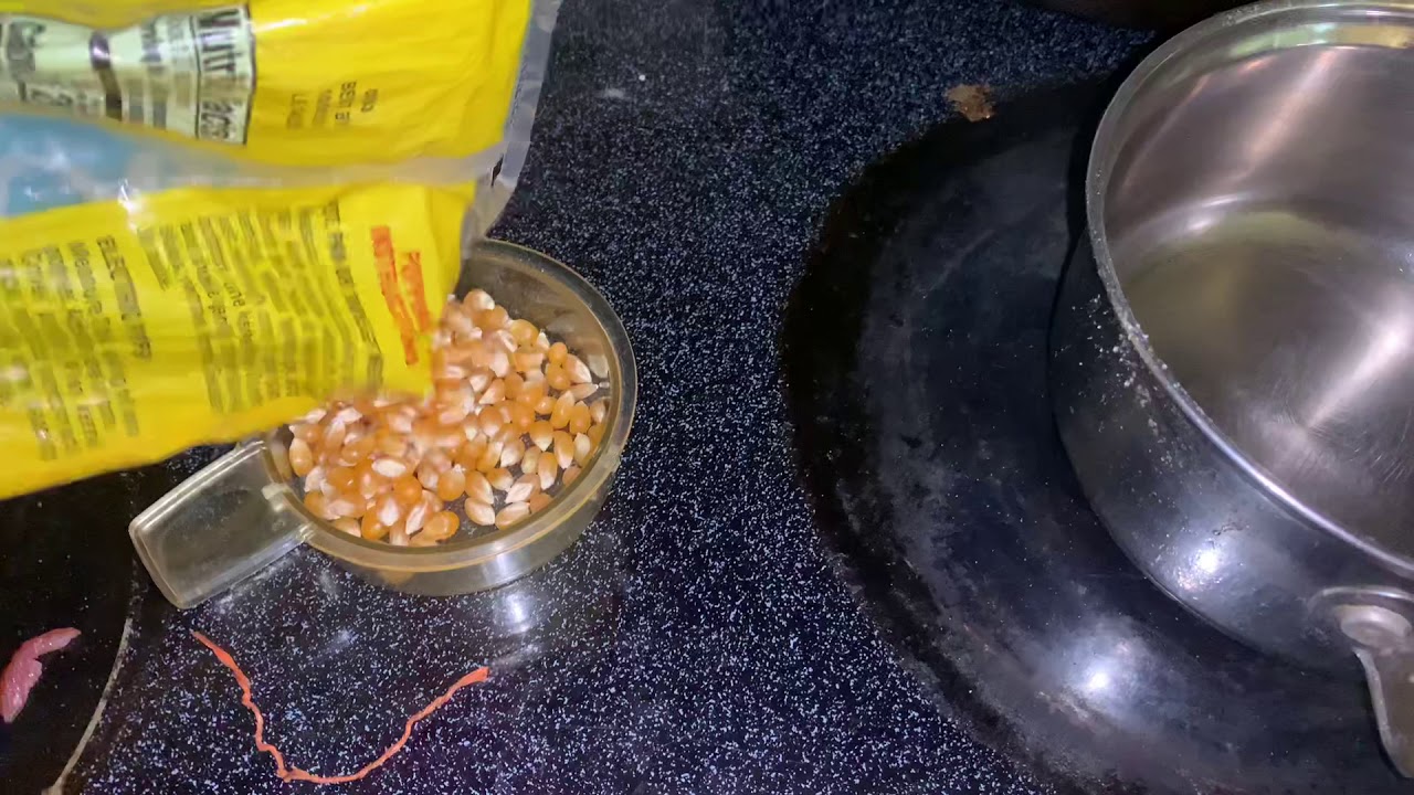 How to make popcorn - YouTube