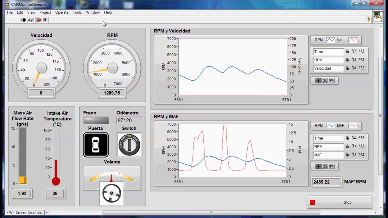 Comunicación CAN OBD II con LabVIEW - YouTube