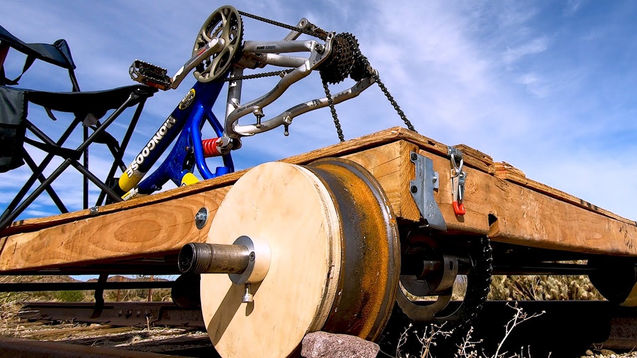 Folding Rail Cart - View From The Sky - YouTube