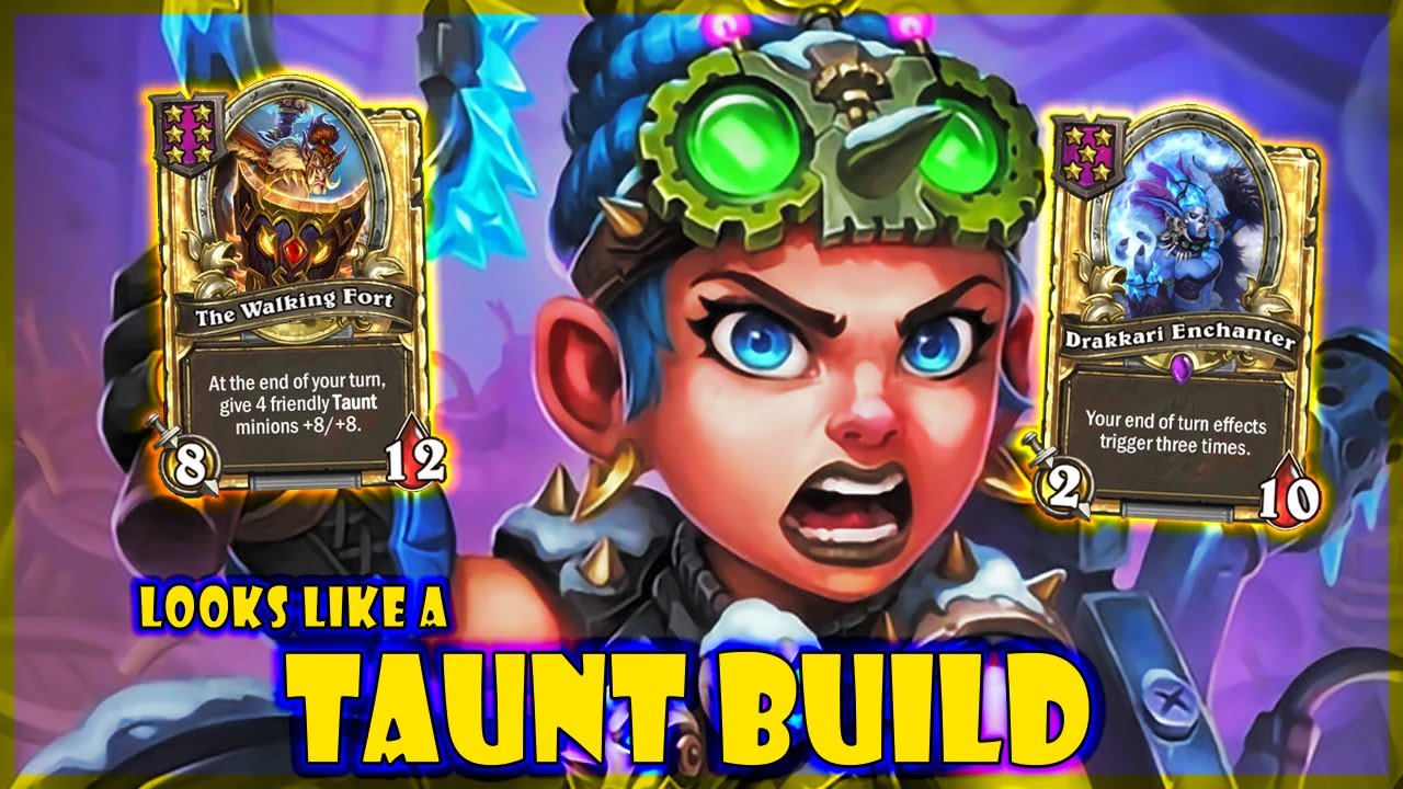 LOOKS LIKE A TAUNT BUILD - Hearthstone Battlegrounds - Millificent ...