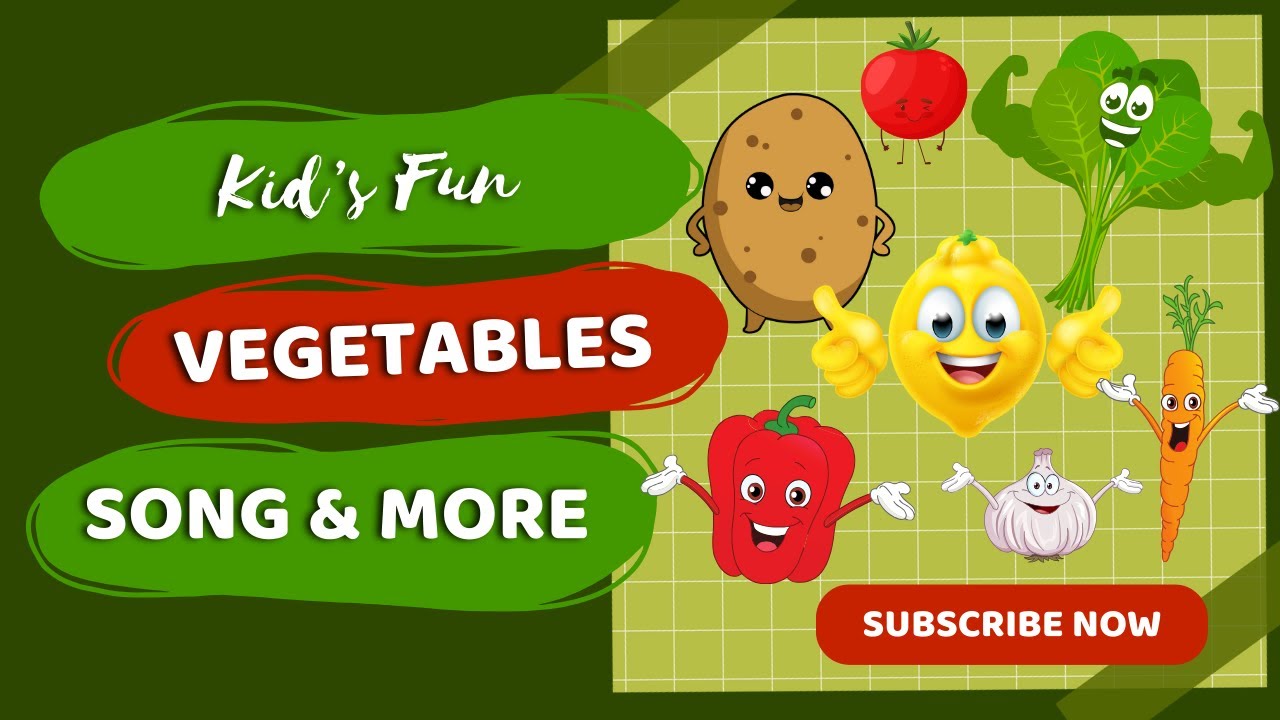 Veggie Fun: Animated Vegetable Tiny Tale Teller Song for Kids & More ...