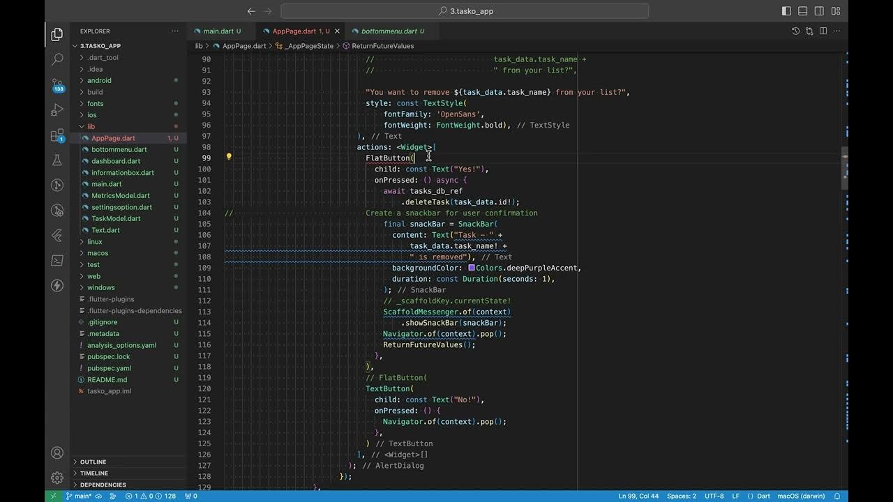 Fix flutter problem | the method FlatButton’ isn’t defined for the type state - YouTube