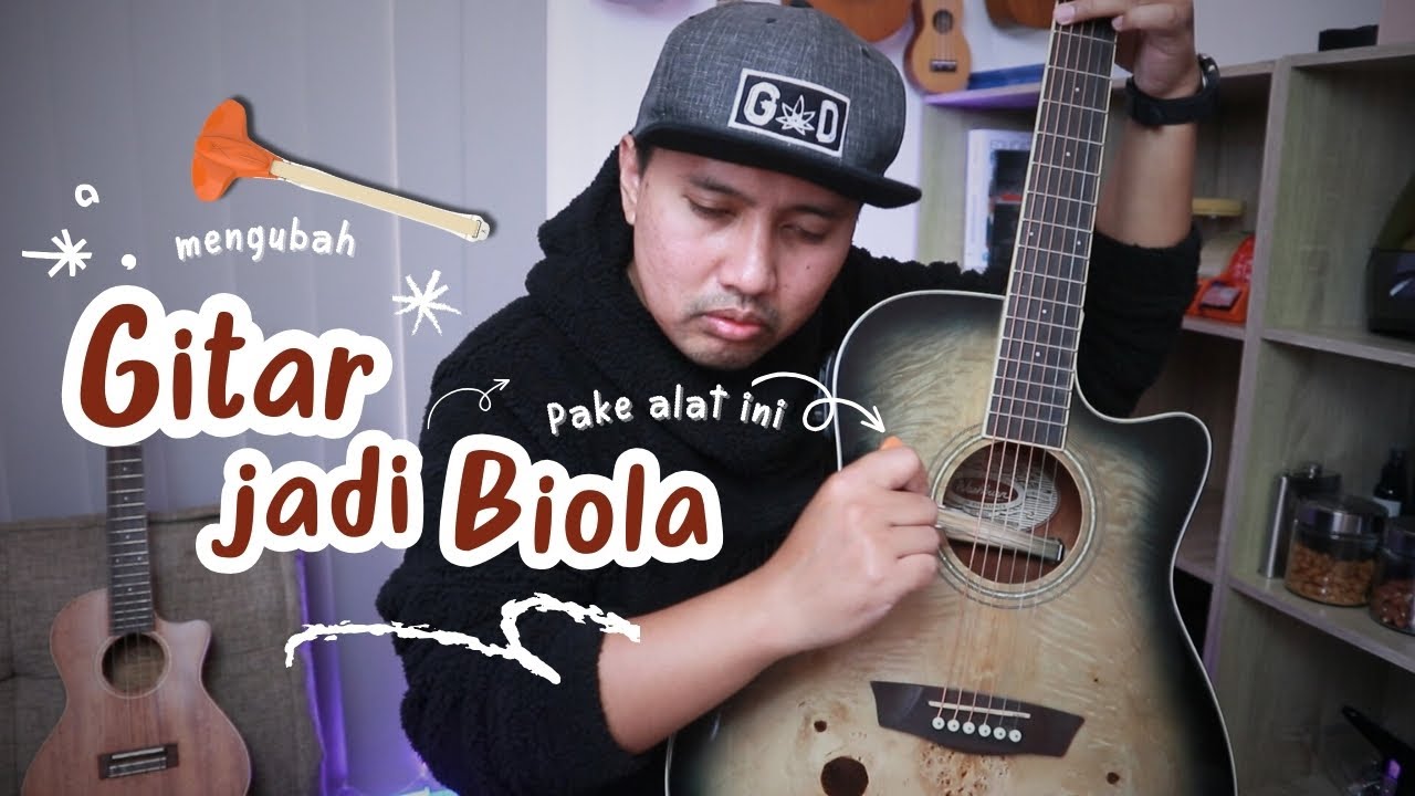 Ubah GITAR jadi BIOLA dengan Alat ini | NAOMI GUITAR BOW - YouTube