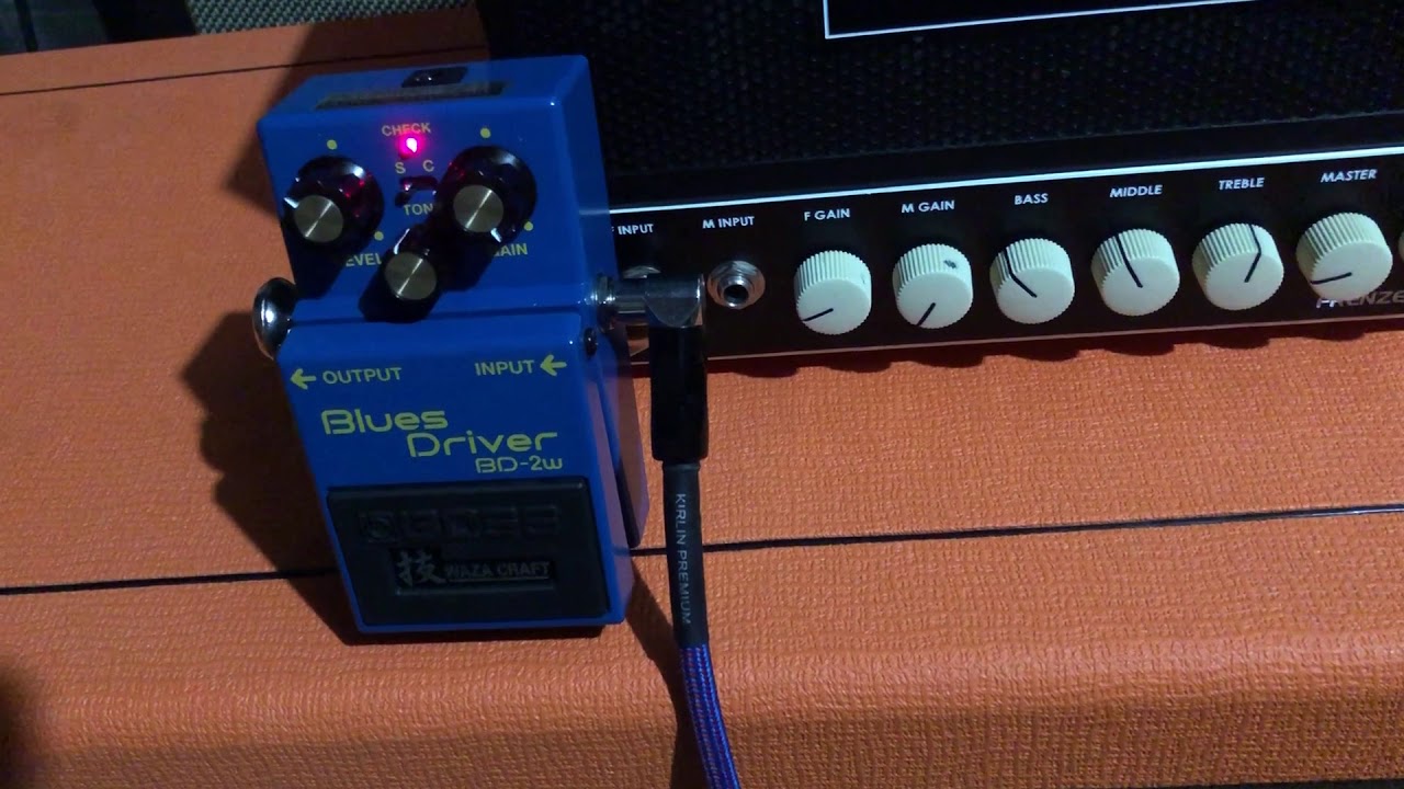 Boss Waza Craft Blues Driver BD-2W Pedal Demo - YouTube