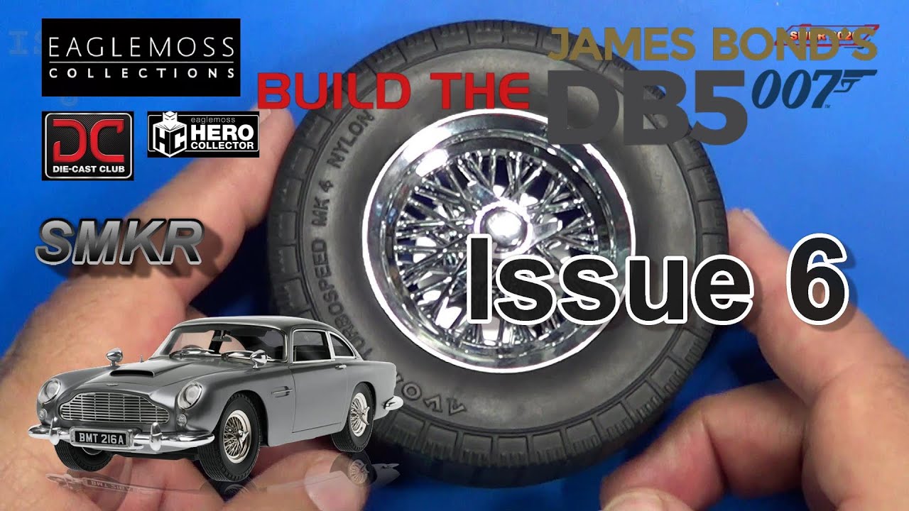 Build the Goldfinger Aston Martin DB5 Issue 6 - Right Tire, Wheel, and ...