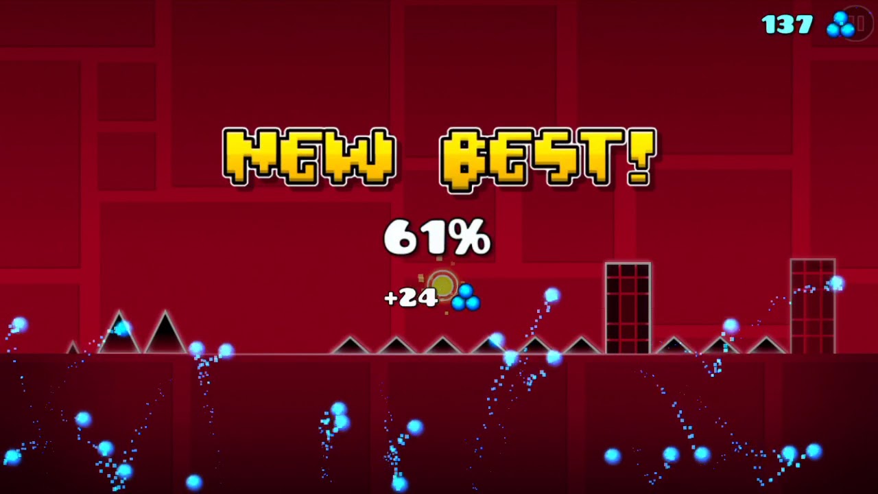 Geometry dash gameplay and the first prime number - YouTube