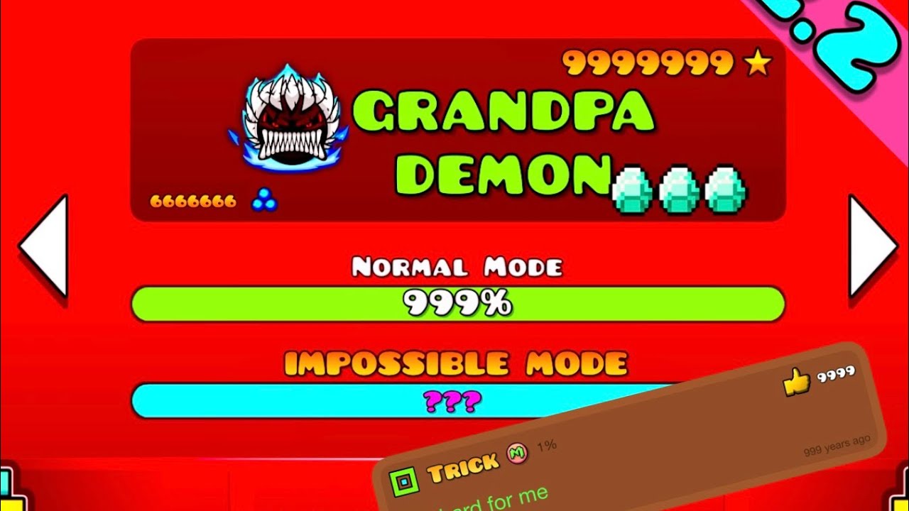 🔥🔥☢️GRANDPA DEMON - Auto Play Area BY JAX (23%) WORLD RECORD-GEOMETRY ...
