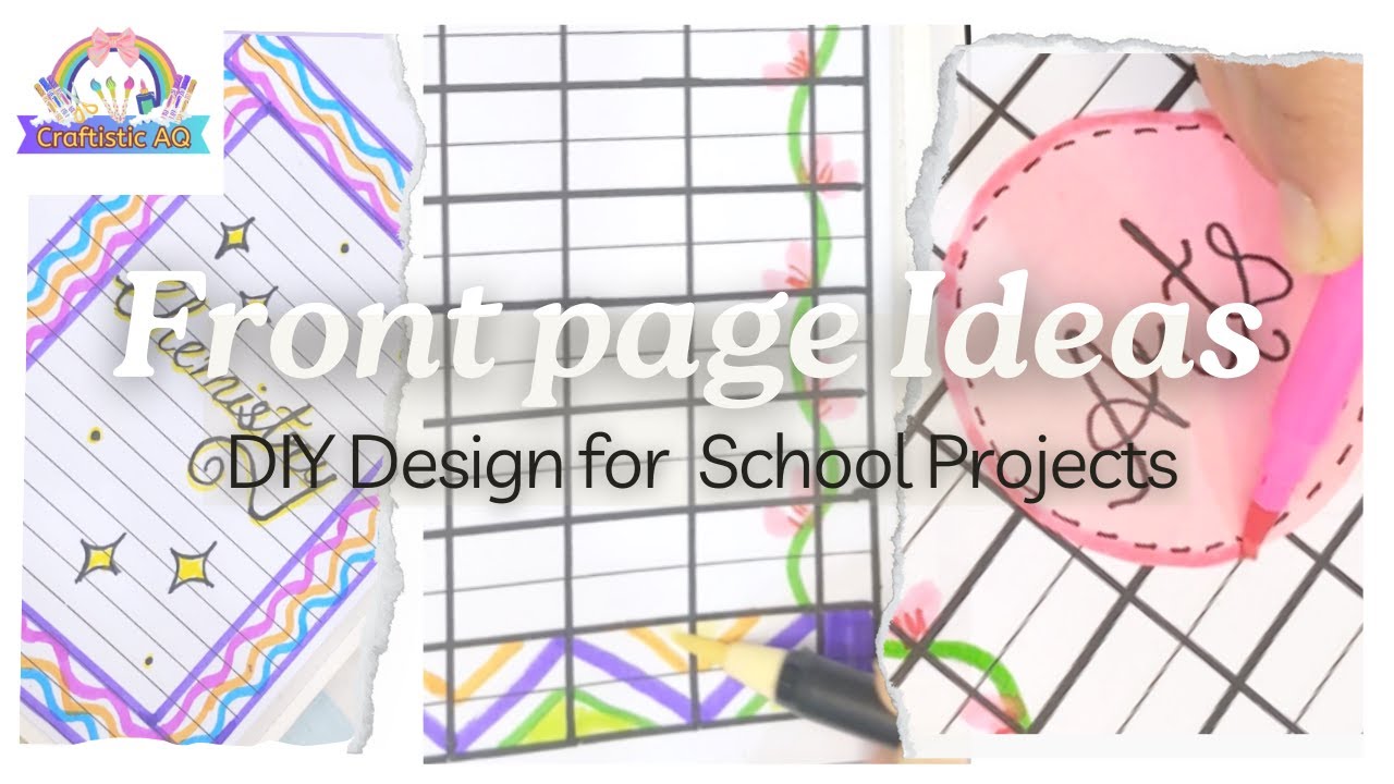 Front Page Design Ideas | DIY Easy & Simple Front Pages #art #drawing # ...