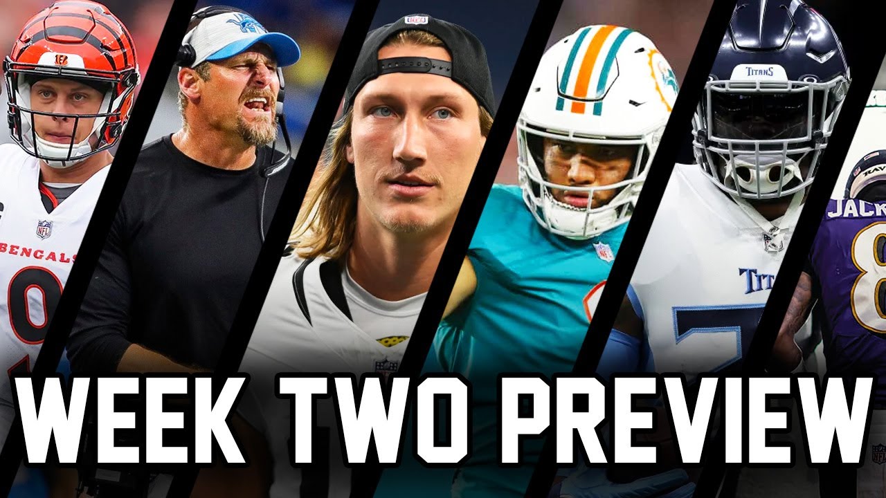 Previewing the Five Best Games of Week Two - YouTube