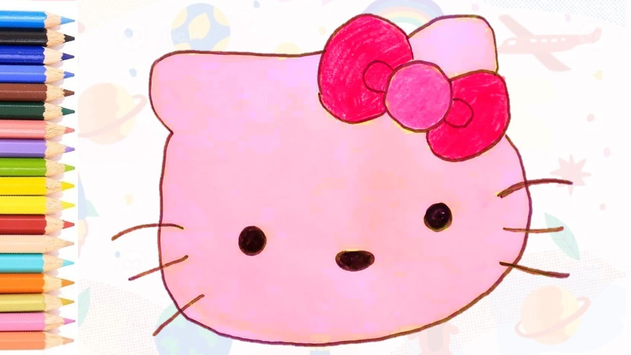 How to draw a kitty | kitty painting | kitty cat painting | kitty ko ...