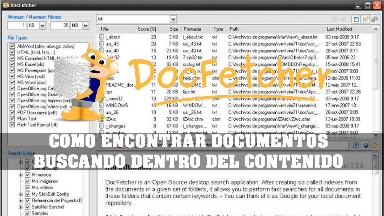 COMO ENCONTRAR DOCUMENTOS BUSCANDO DENTRO DEL CONTENIDO - YouTube