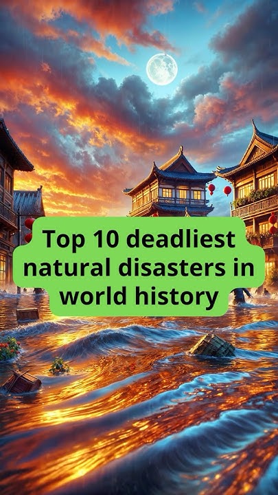 Top 10 deadliest natural disasters in world history - YouTube