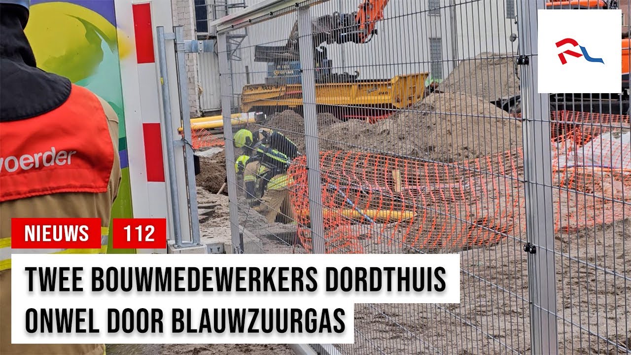 Werkzaamheden Dordthuis stilgelegd na inademen giftige stof - YouTube