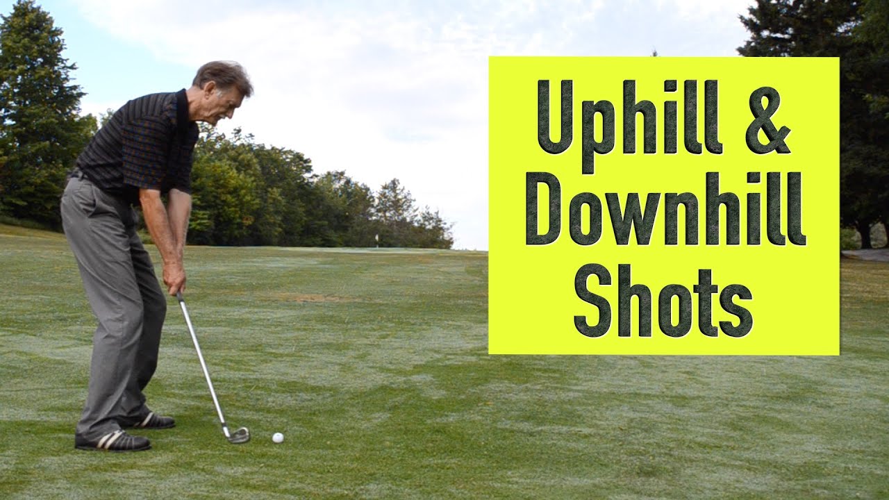 Uphill and Downhill Lies - Golf Lesson - YouTube