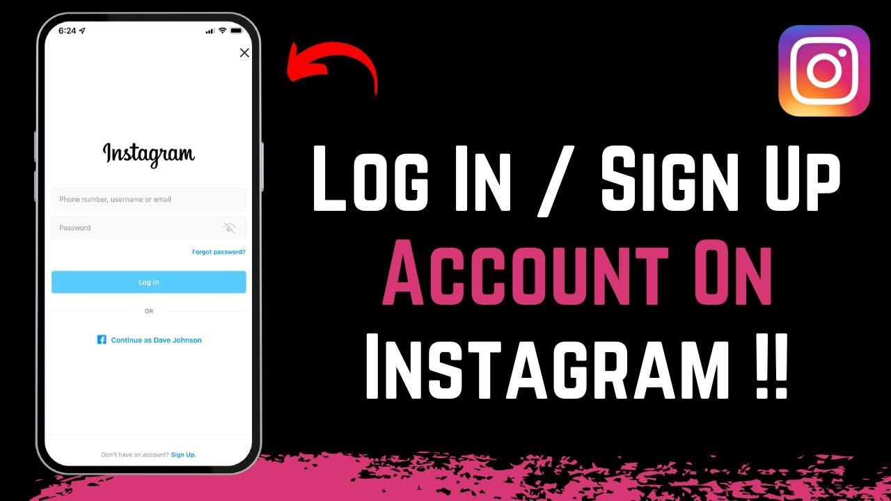 How to Login / Sign Up on Instagram - YouTube