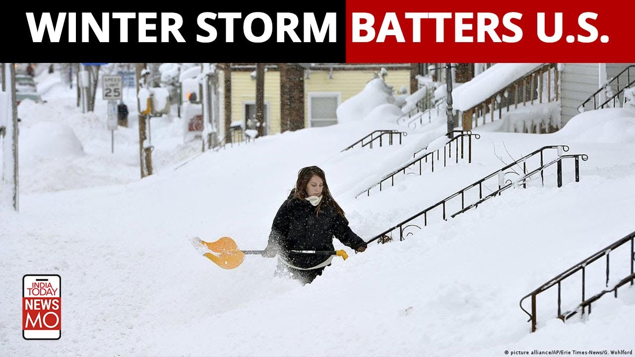 US Bomb Cyclone: New York Under State Of Emergency, Millions Trapped As ...