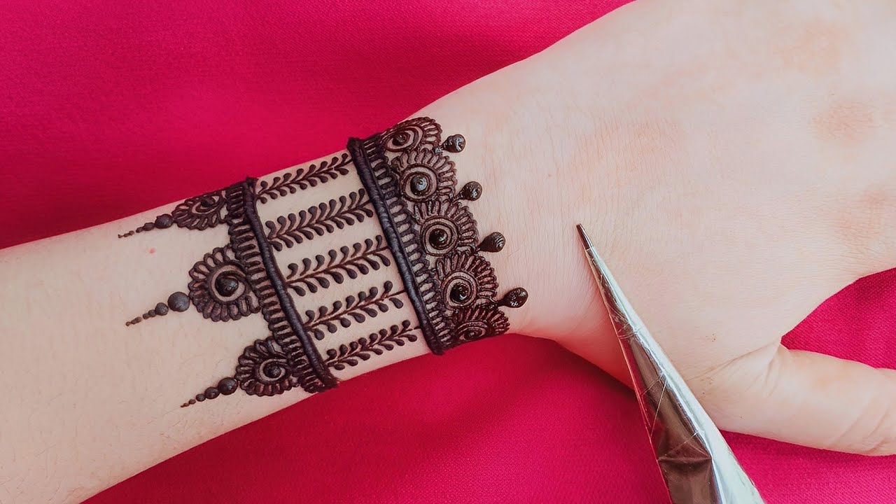 Easy mehndi design | simple mehndi design | mehandi ka design | mendini ...