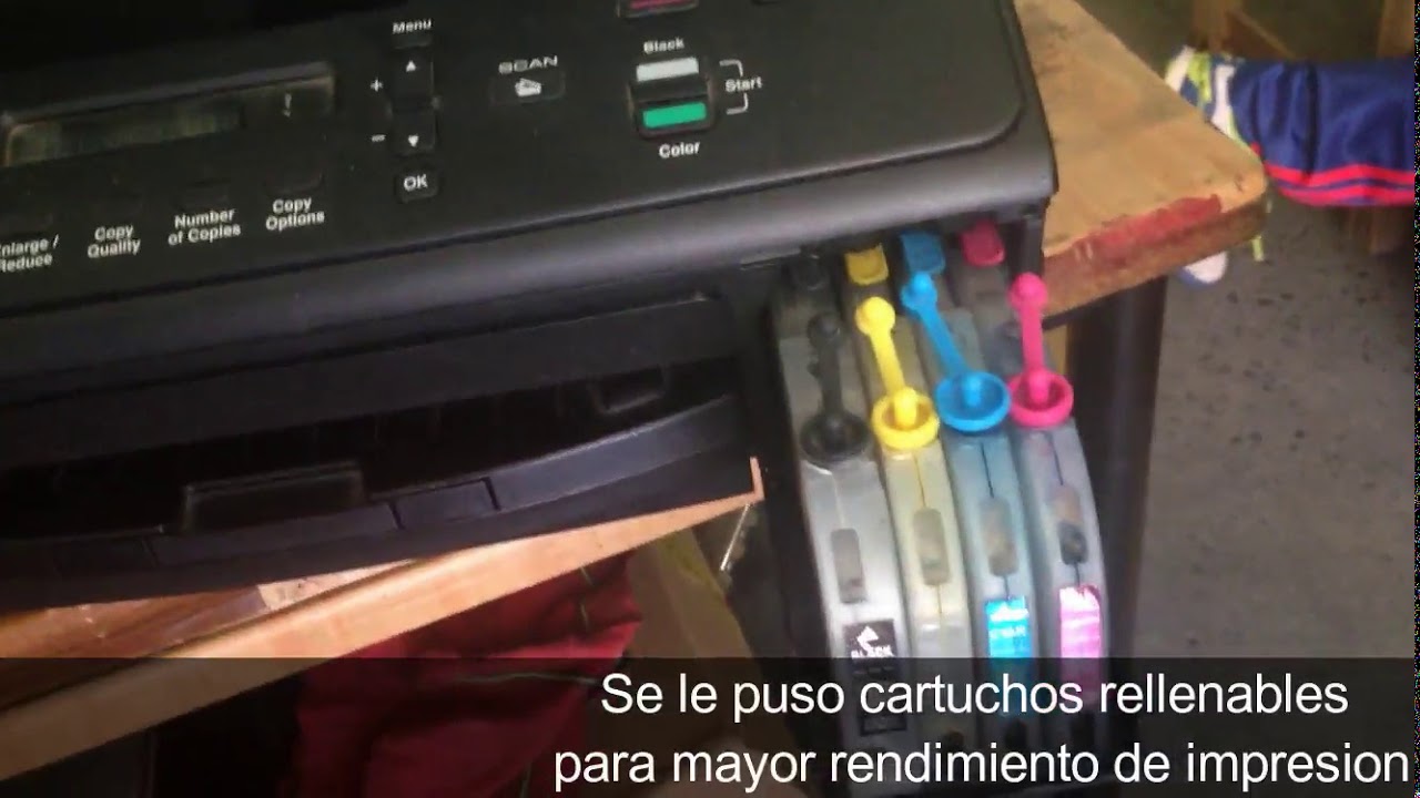 brother dcp j140w - YouTube