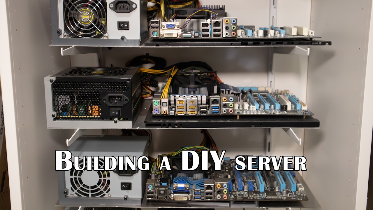 DIY server part 1 - setting it up - YouTube