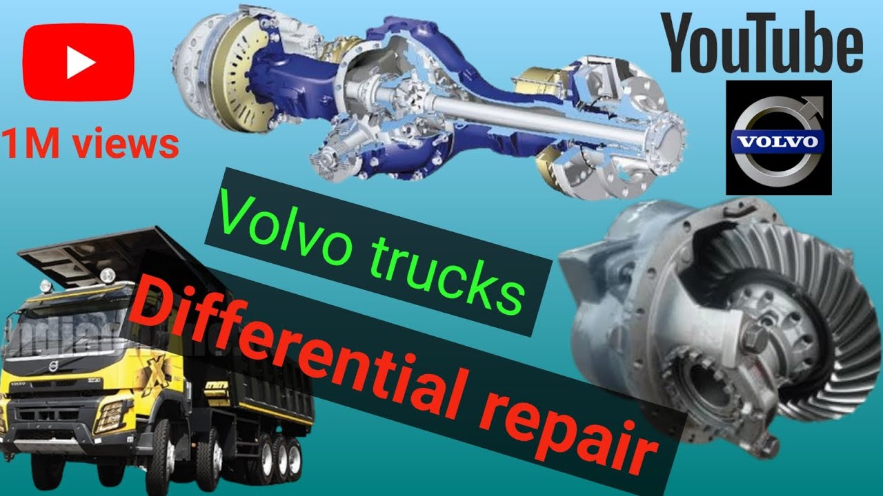 Volvo trucks differential repair || fmx460 Crown overhauling || RTH3312 axle differential ...