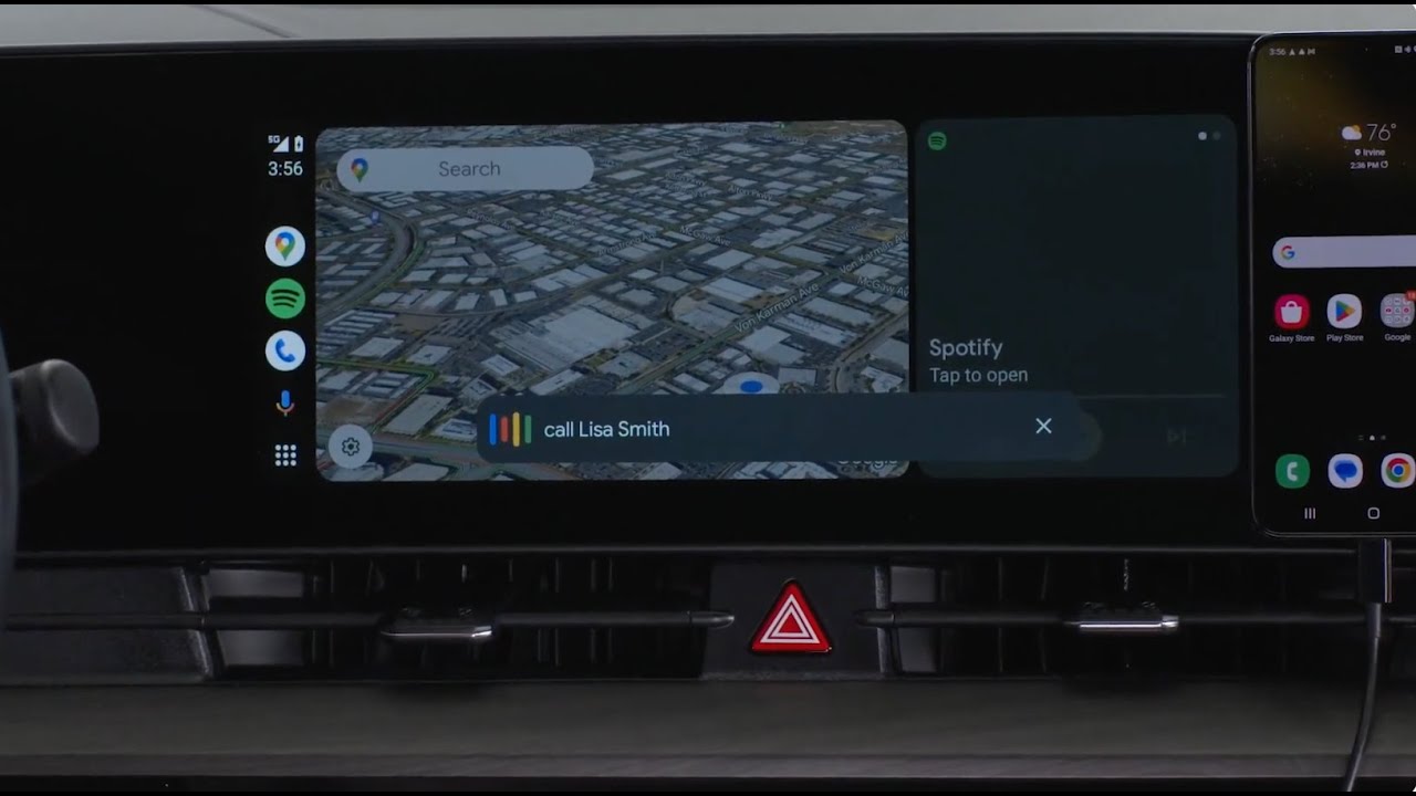 Android Auto - Making Calls & Text Messaging - YouTube