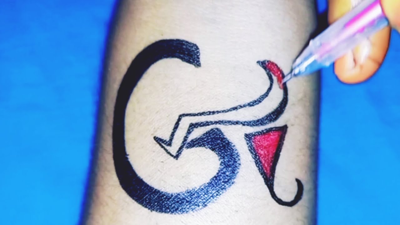 How too make Stylish G letter tattoo on forearm G letter tattoo design ...