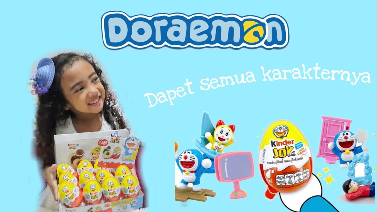 Unboxing Kinder Joy Doraemon - YouTube