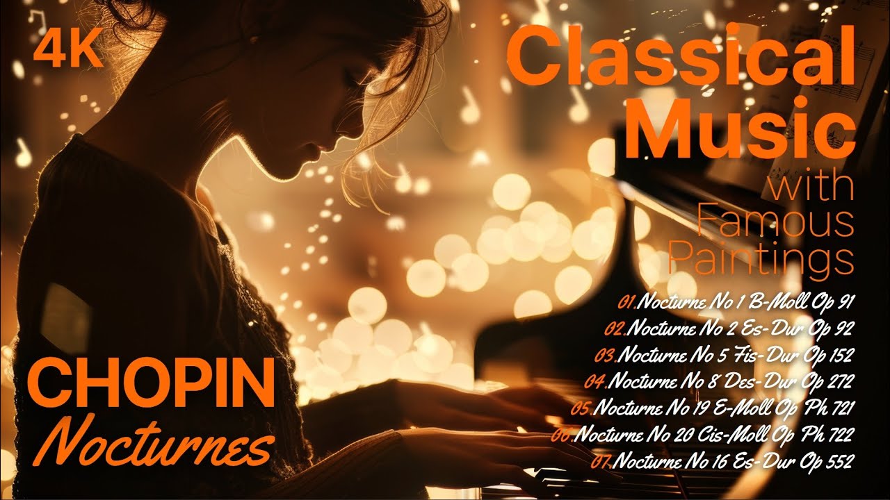 4K • chopin nocturnes classica music & famous painters - YouTube