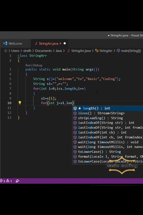 Program To Reverse Every Word In The String Arrayjavaprogrammingstringsjavaprogramming 