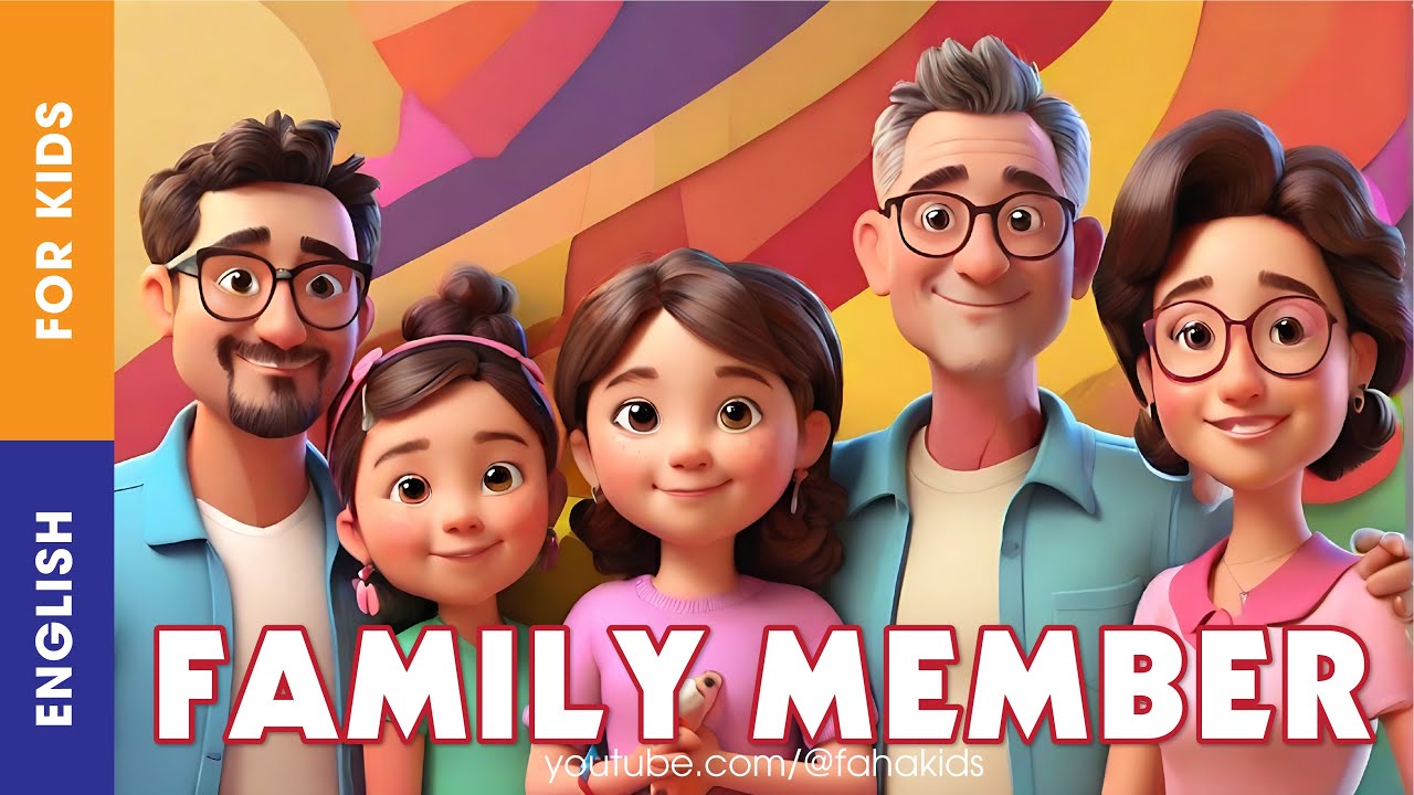Learn Name Of Family Member For Kids | List Name Family Members ...
