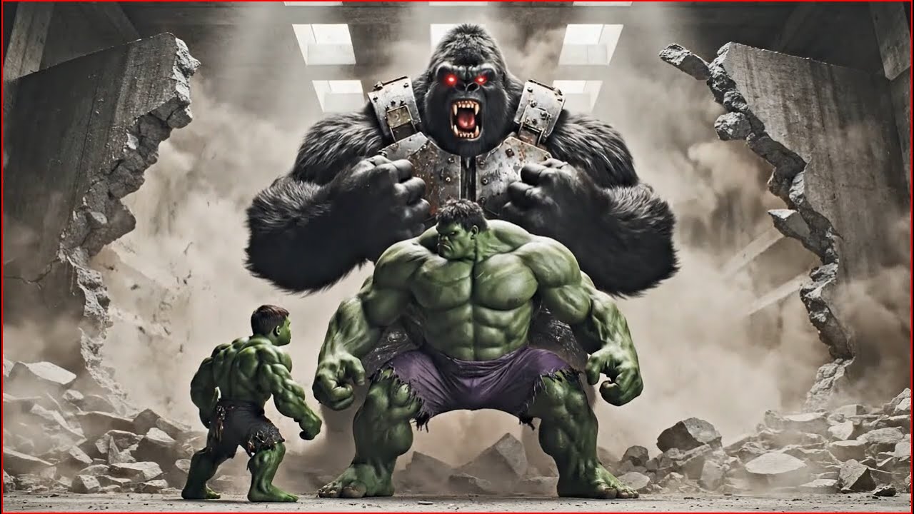 HULK SONS FIGHT | Emotional Hulk Story | Hulk vs Gorilla Epic Battle ...