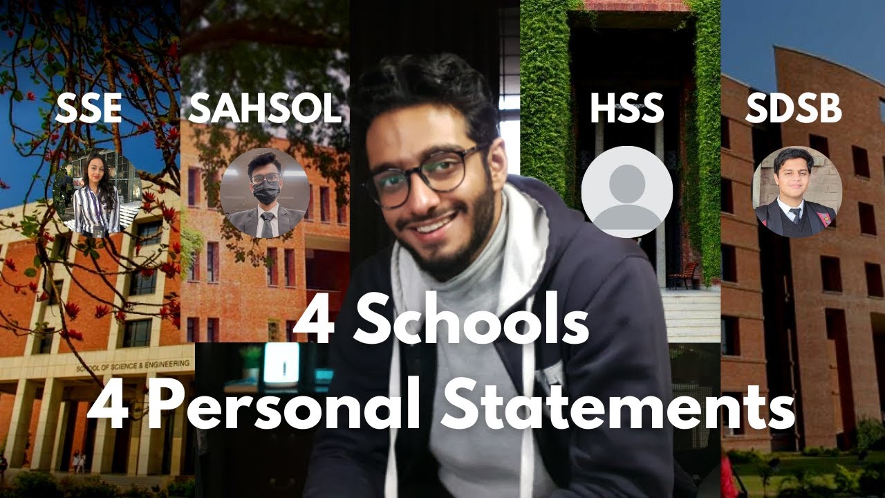 4 Personal Statements, 4 Schools at LUMS - Getting into LUMS - YouTube