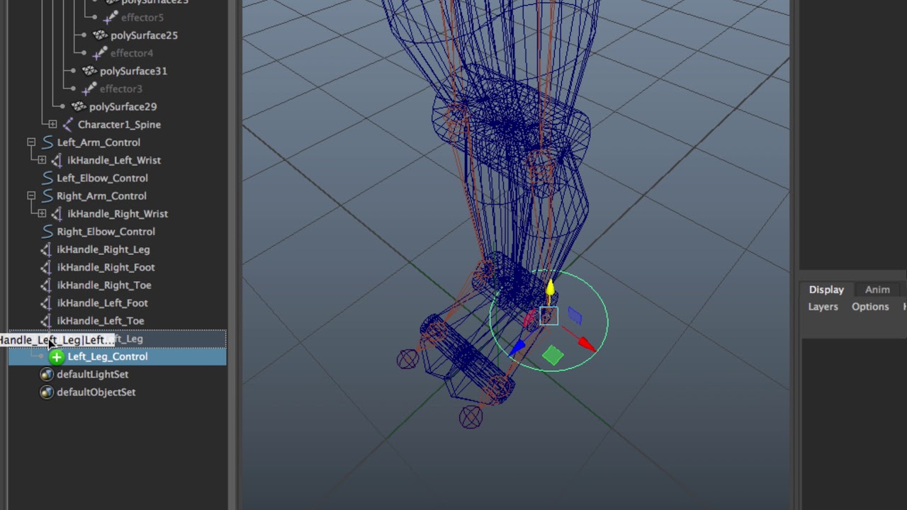10 of 14 Rigging Robot in Maya - YouTube