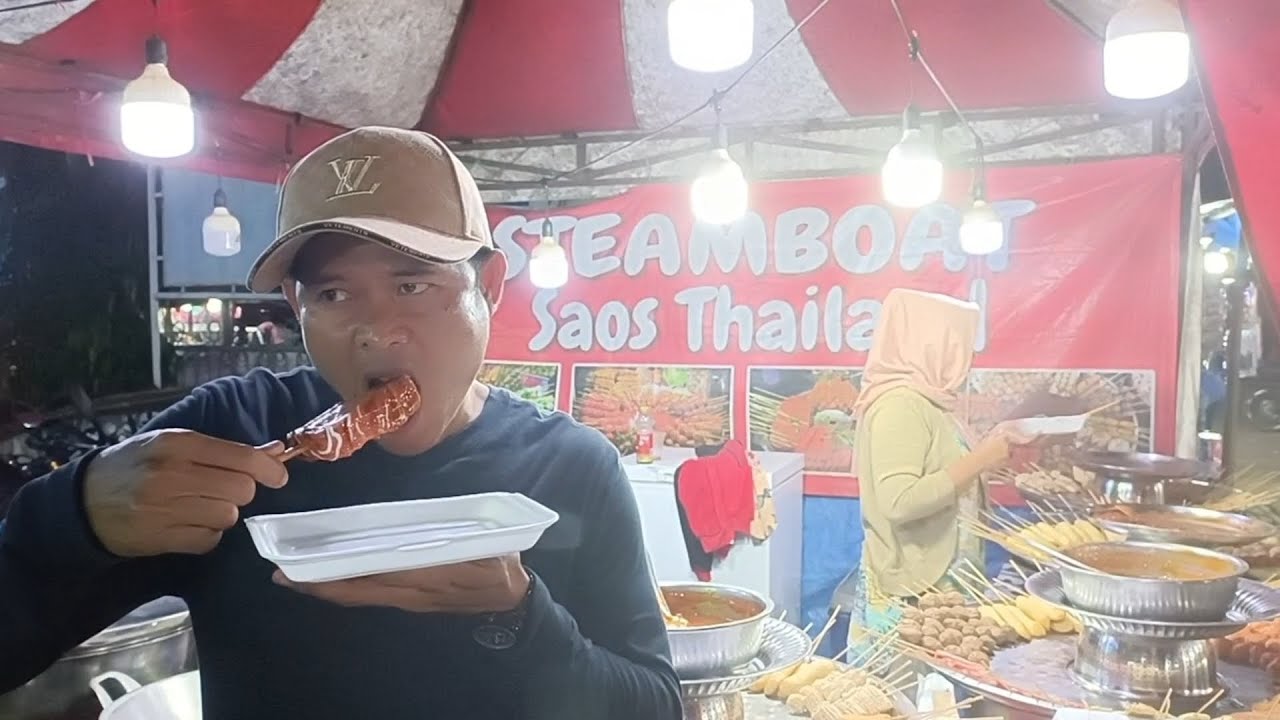Steamboat kuah kaldu saos Thailand | pasar malam jatitujuh - YouTube