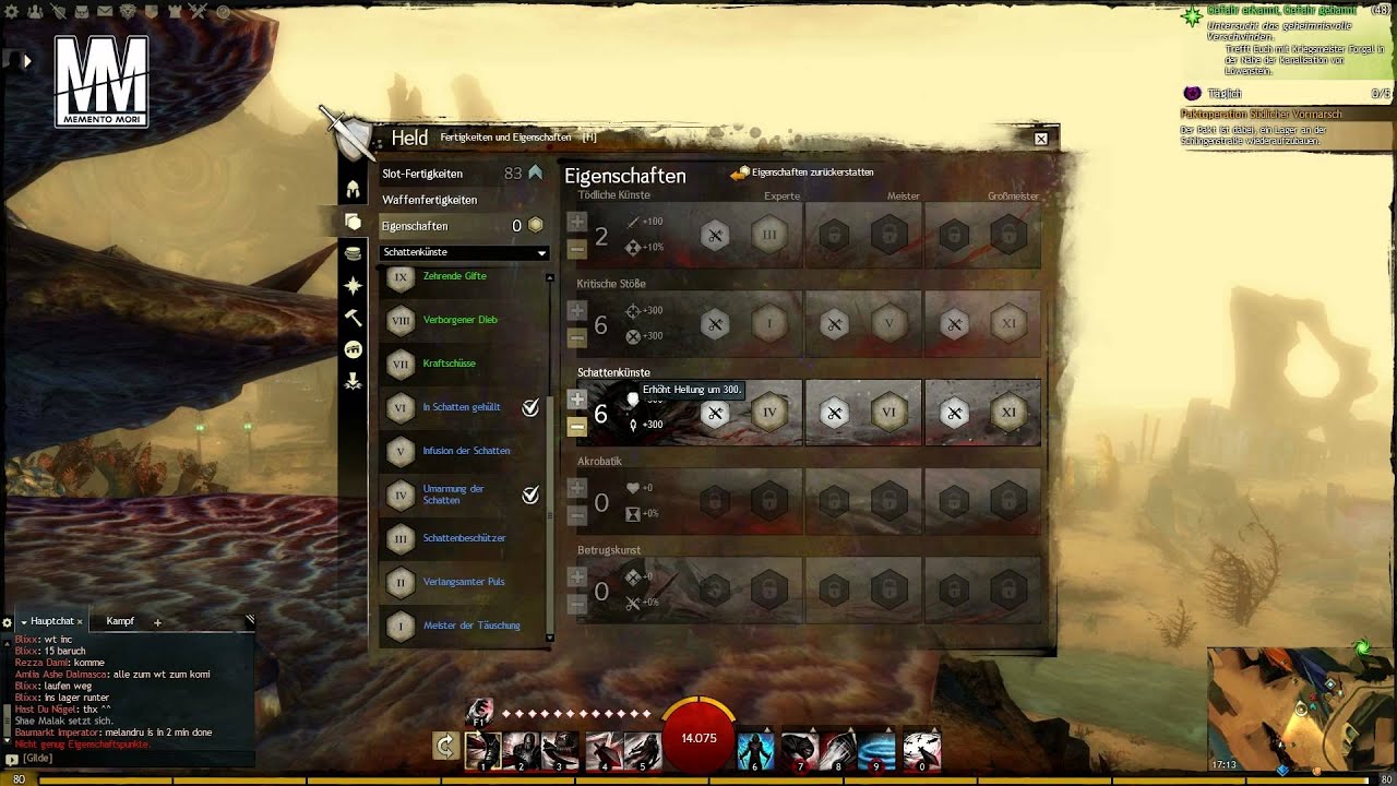 Gw2: Dieb/Thief stealth P/D Guide/Build [German][HD+] - YouTube