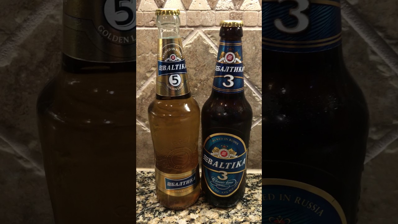 RUSSIA BEER BALTIKA 3 and 5 - Happy Holidays! Russian Beer! - YouTube