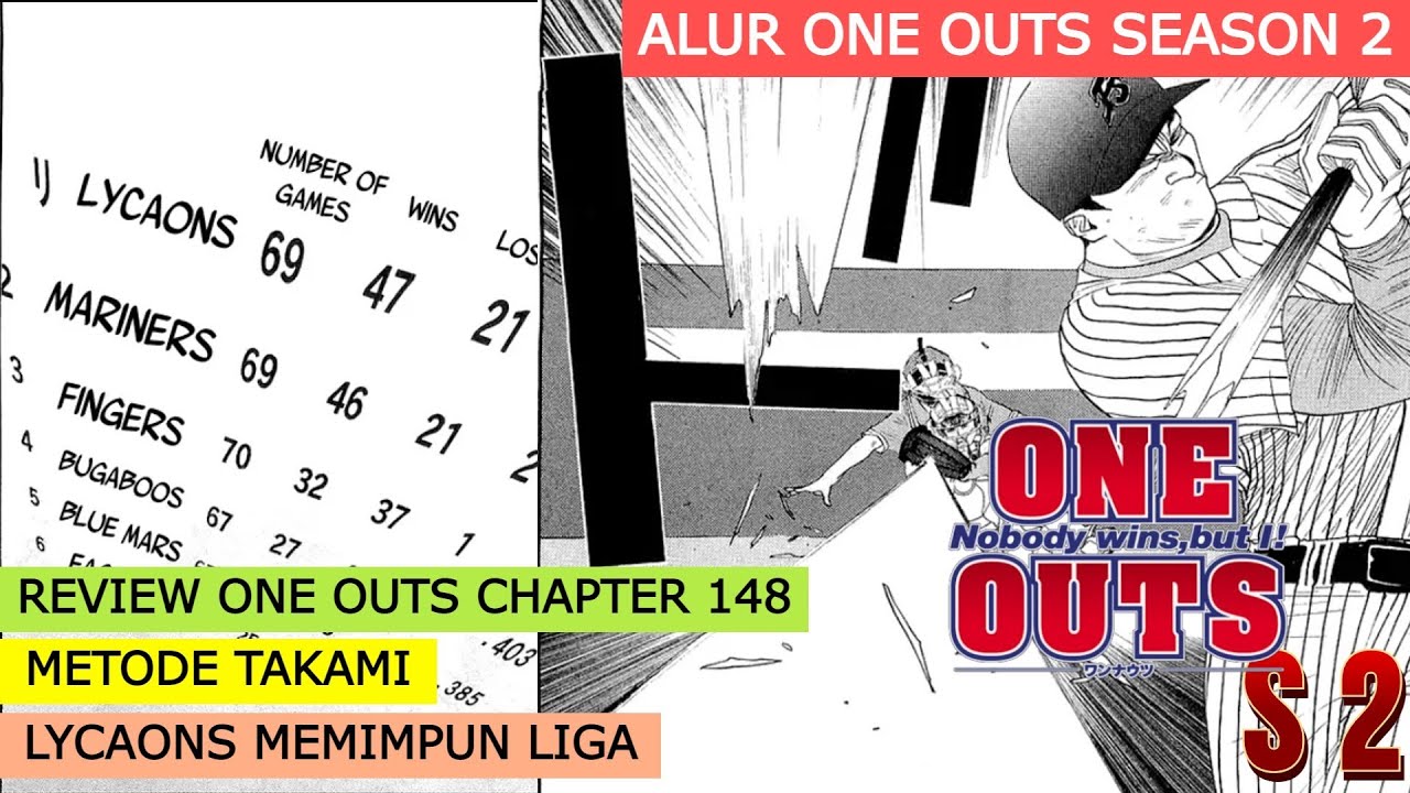 REVIEW ONE OUTS CHAPTER 148 || ALUR ONE OUTS SEASON 2 || MEMIMPIN LIGA ...