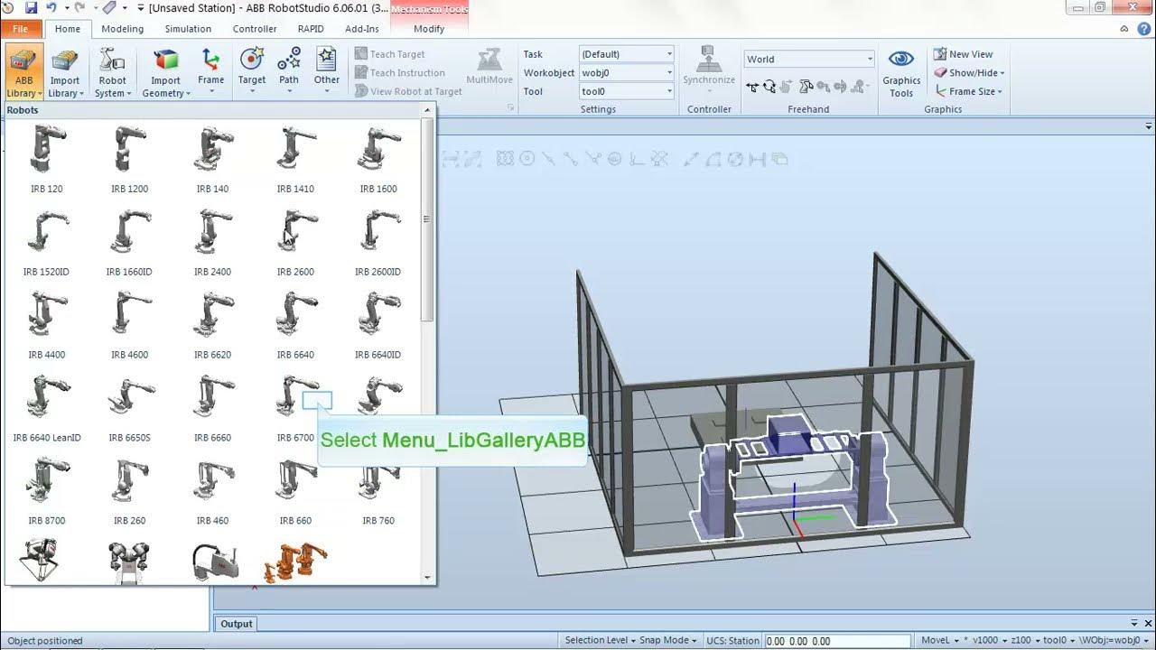 ABB robotstudio Spot welding programming - Robot work cell Layout - Part 1.0 - YouTube