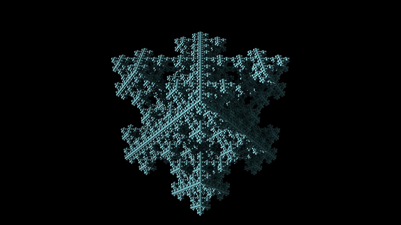 3D fractal from cubes - YouTube