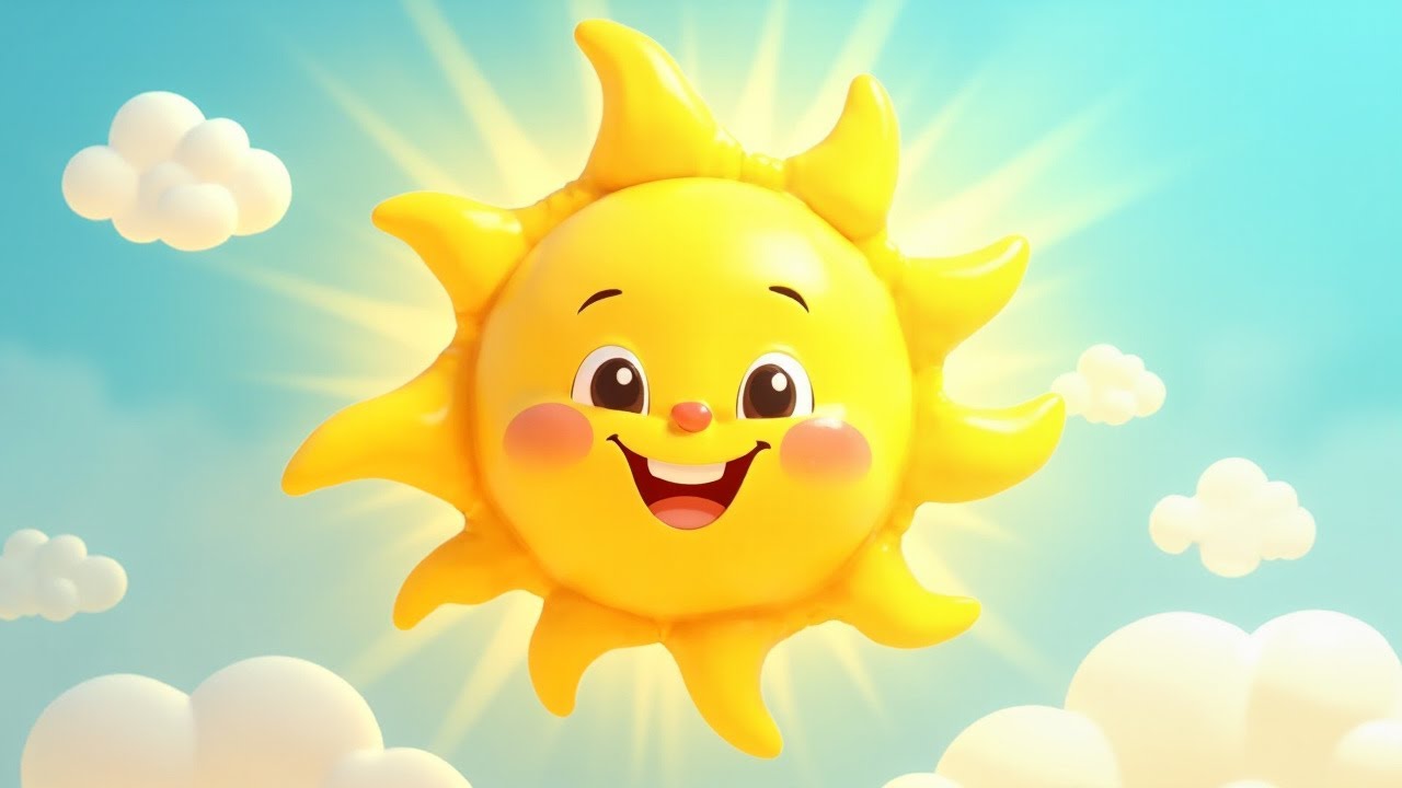 Shine, Shine, Sunny Sun☀️ | 15-Minute Nursery Rhyme Sing-Along for Kids ...