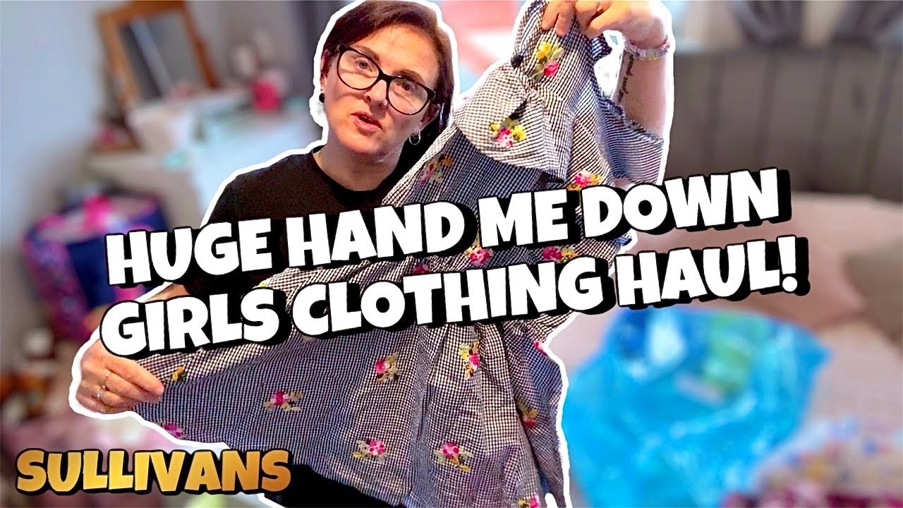 ** HUGE Girls Clothes DECLUTTER & HAUL! ** | UK Family of 14 BIG ...