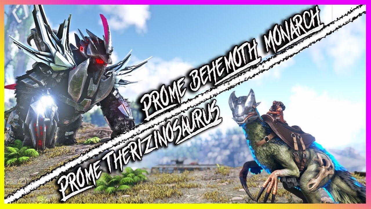 Gede Sekali Prome Behemoth (Monarch) & Di Cakar Prome Therizinosaur ...