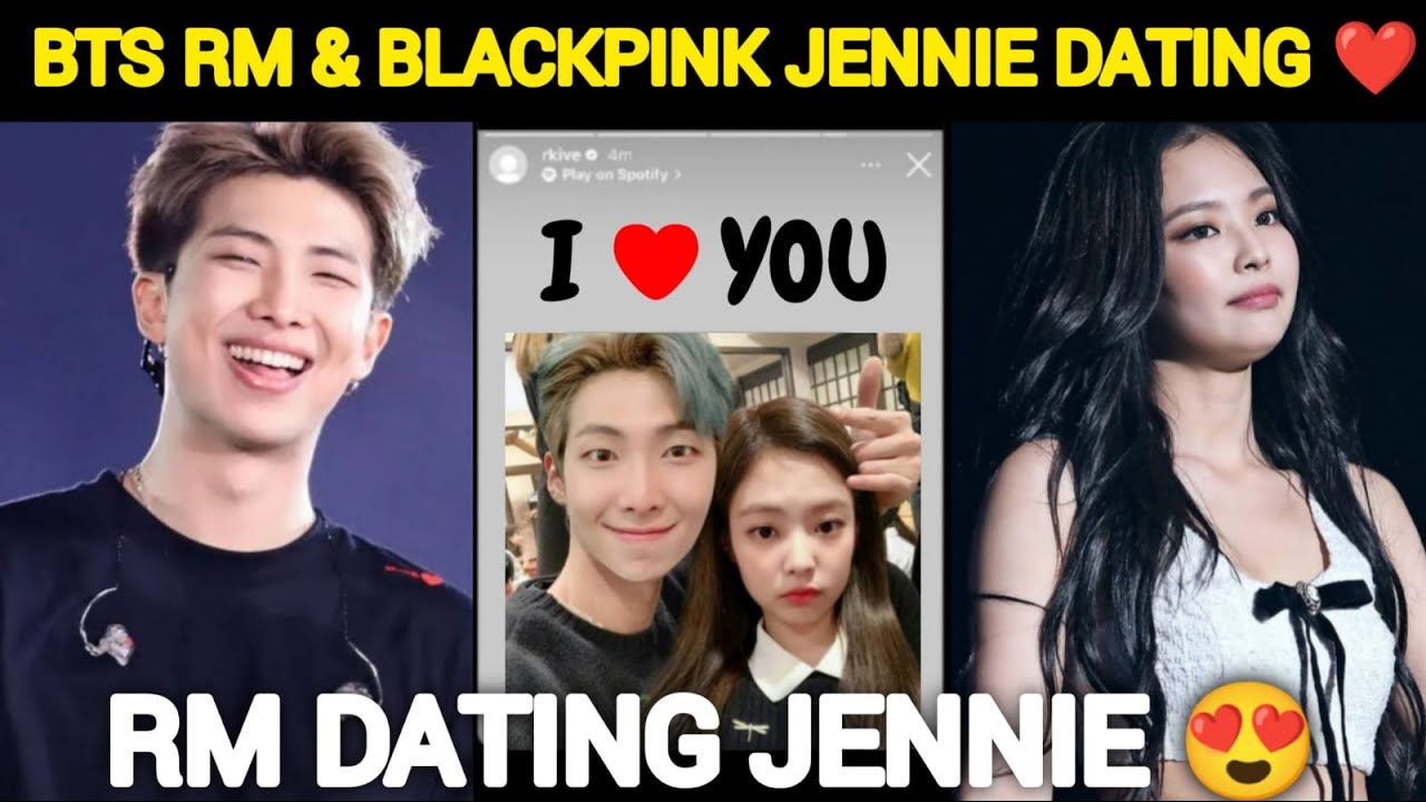 OMG!😳 BTS RM & BLACKPINK JENNIE DATING ️ | rm Jennie dating#jungkook# ...