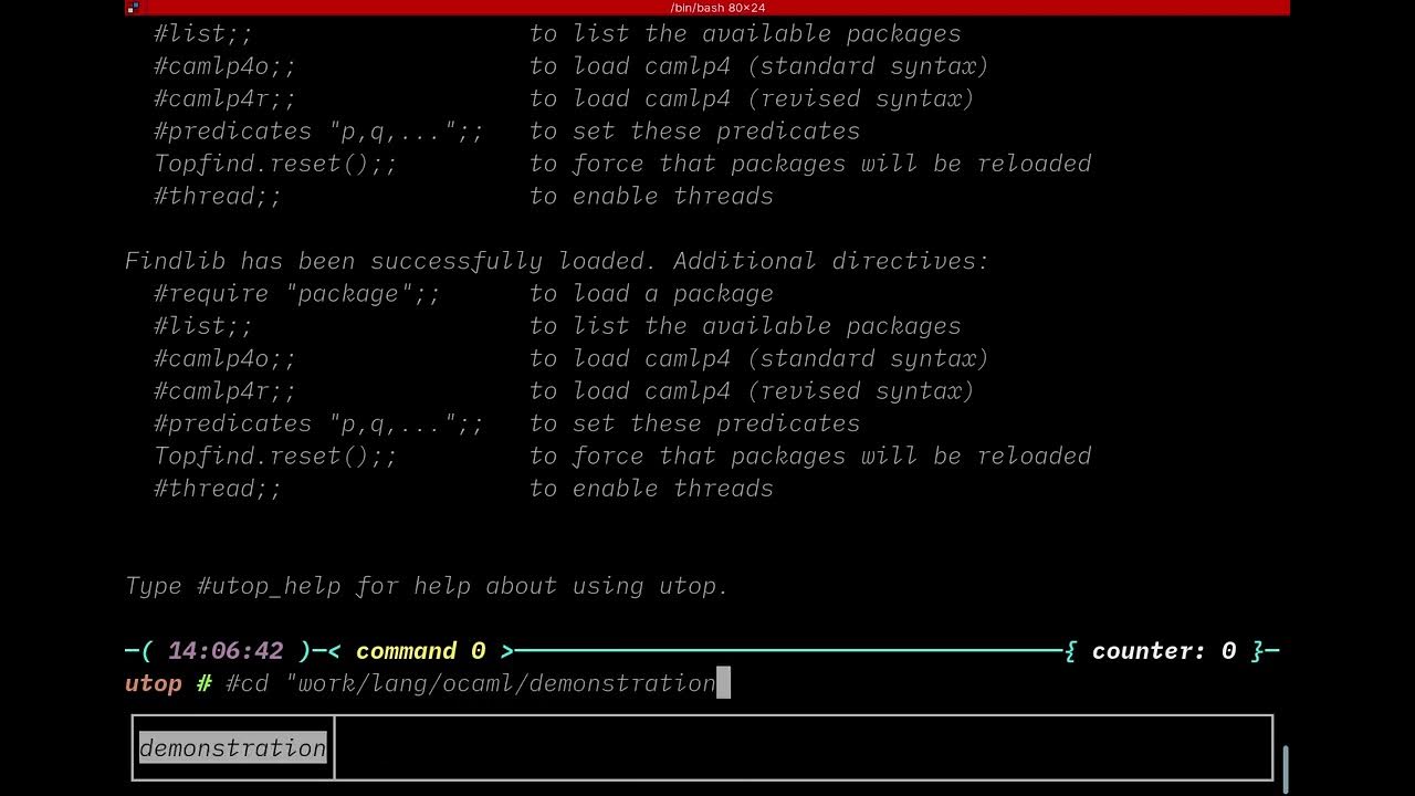 איך להריץ אוקמל (ocaml) - YouTube