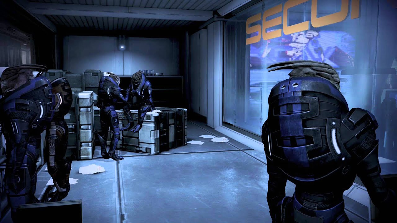 Mass Effect 3 C-Sec Officers Video Wallpaper - YouTube