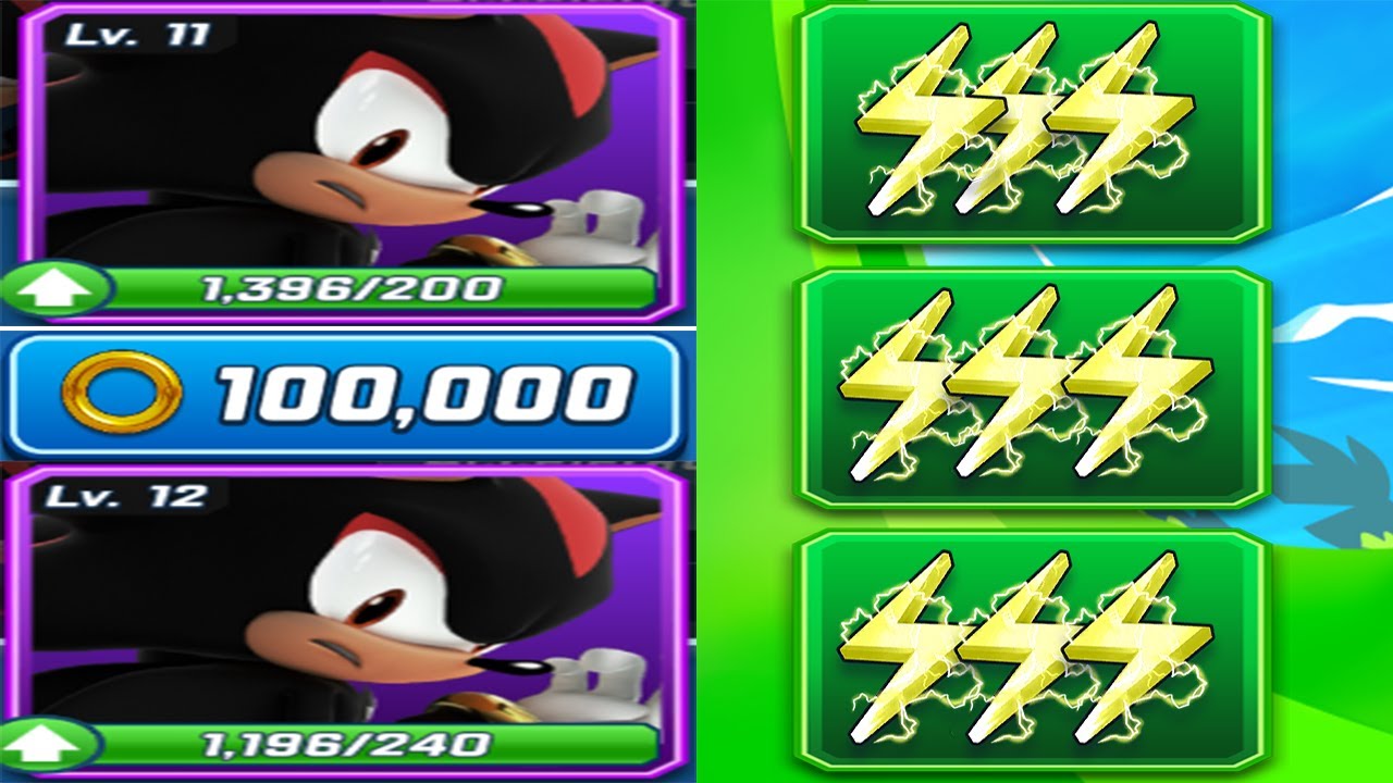 Sonic Forces - Shadow New Character Upgraded: Lightning Guaranteed x3 ...