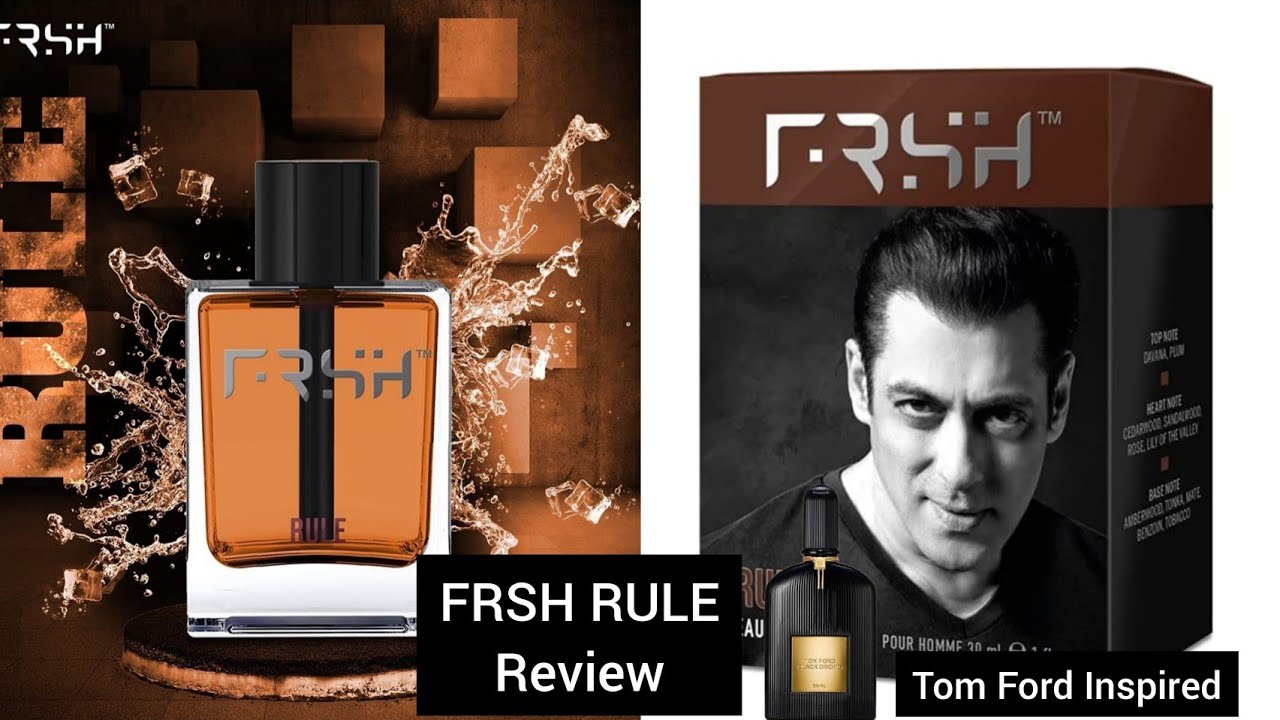 Salman Khan FRSH Rule Perfume Review | Budget Friendly Tom Ford Black ...